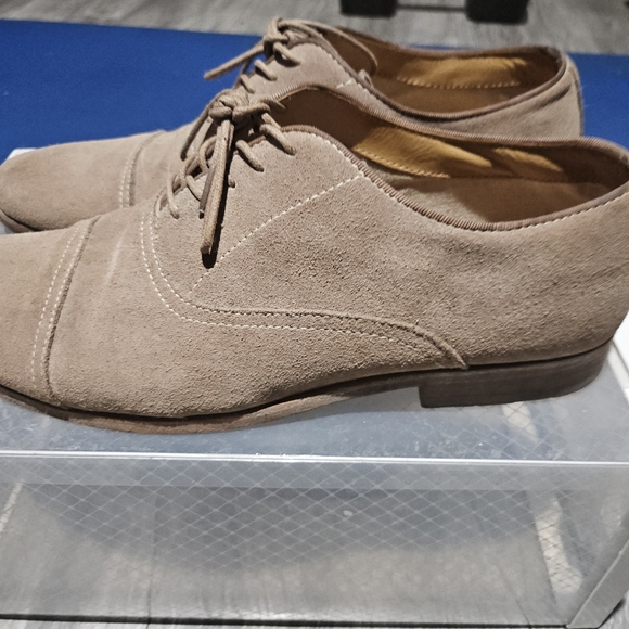 Aldo | Shoes | Aldo Tan Suede Oxford Shoes Sleek Design | Poshmark